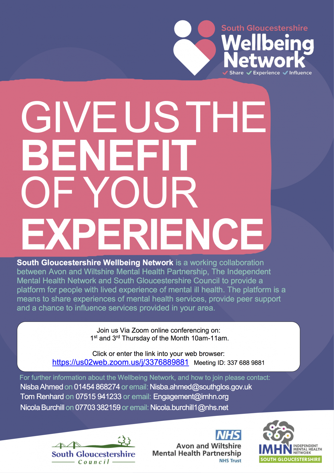 News from the South Gloucestershire Wellbeing Network - IMHN ...